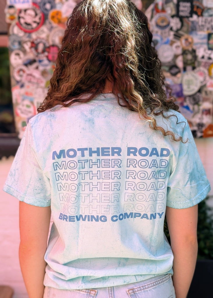 Unisex Fading Text Tee – Mother Road Beer