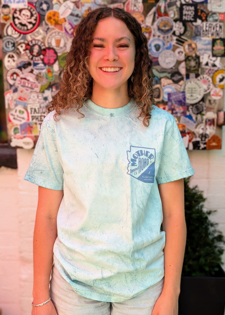 Unisex Fading Text Tee – Mother Road Beer